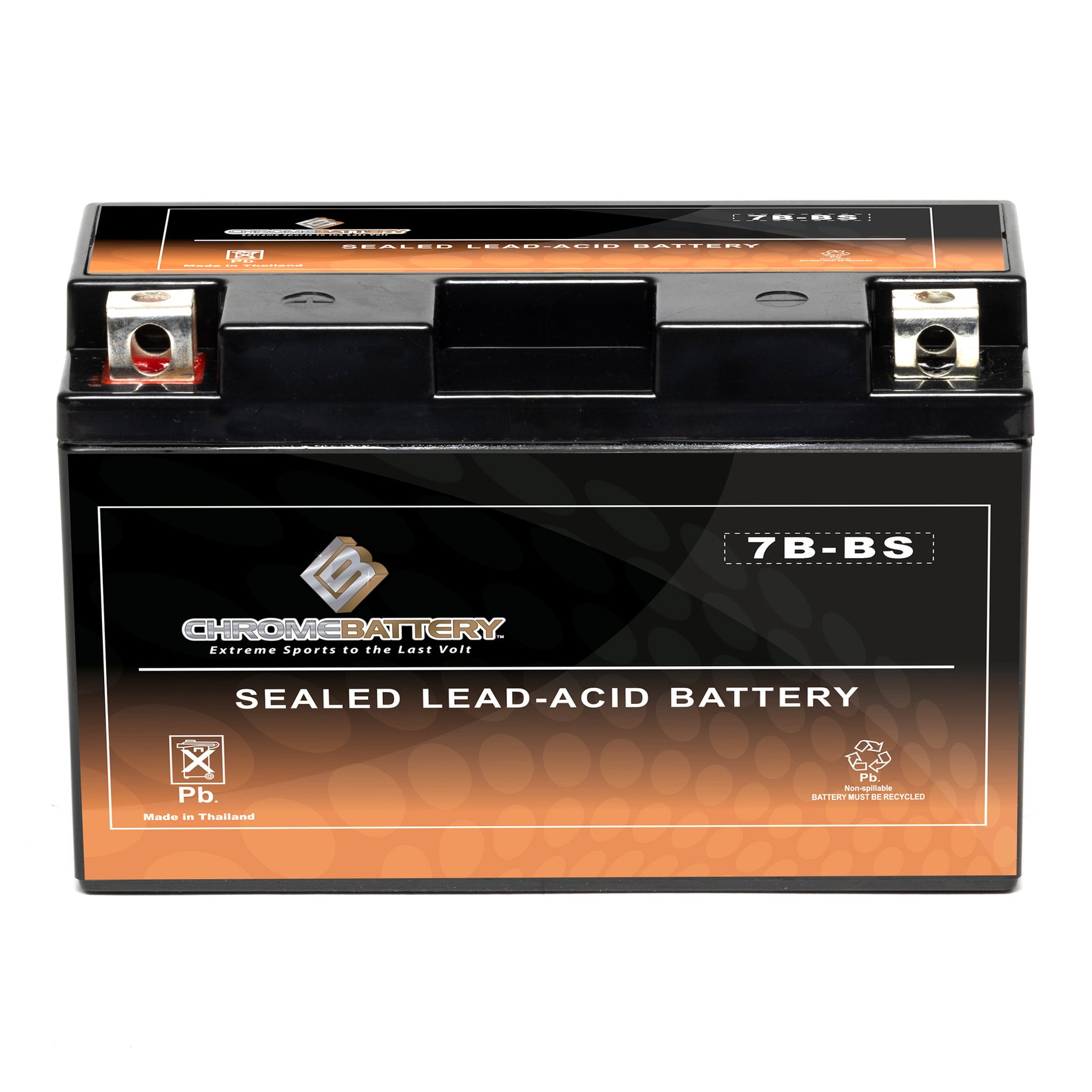 YT7B-BS Power Sports Battery - 7B-BS at Chrome Battery – chromebattery