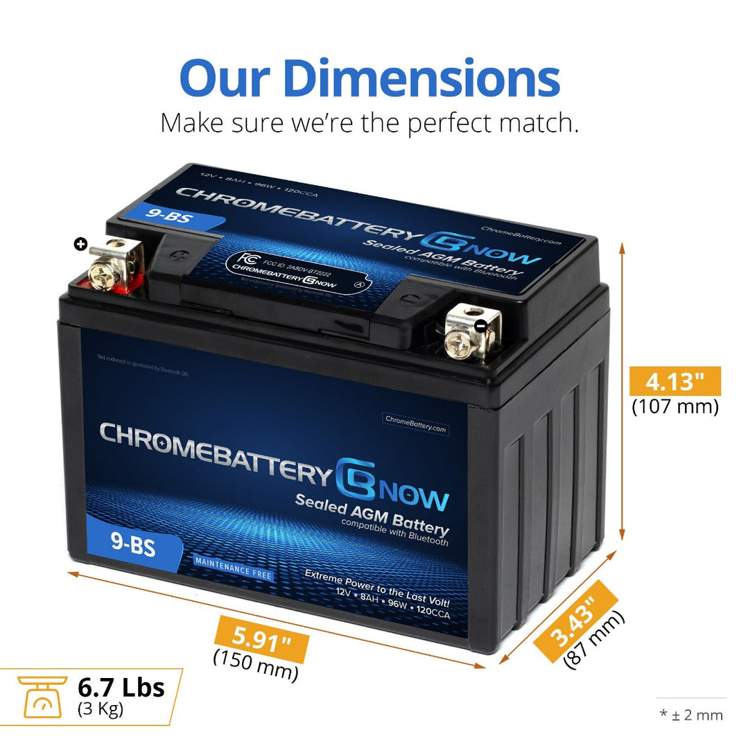 Chrome Now - Bluetooth® Batteries – Chrome Battery
